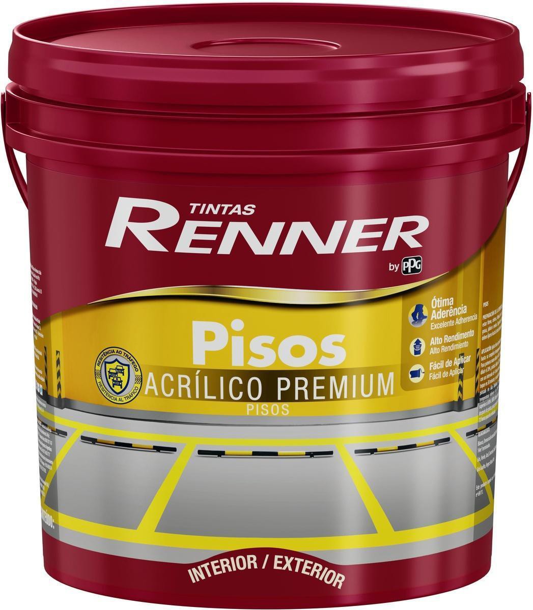 Tinta Para Piso Renner Cinza 3,6L - Lojas Quero-Quero